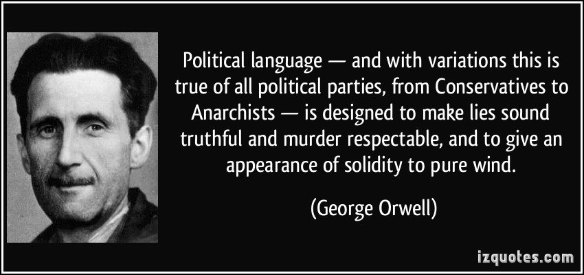 George Orwell- Politics and the English Language – Michael Griffith ...
